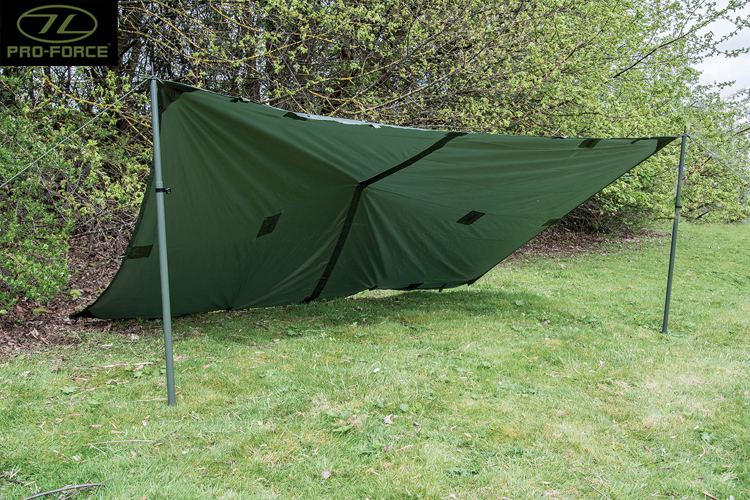 Military Army Basha Green Waterproof Sleeping Shelter Tarp Sheet Tent ...