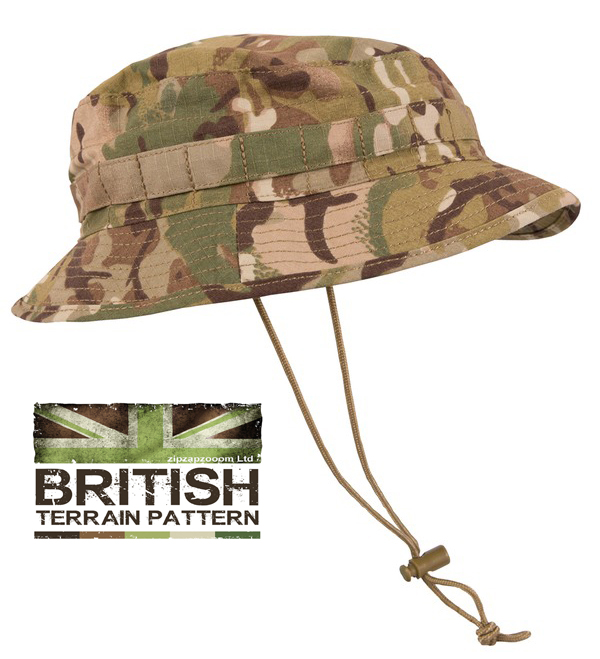 US & British Army Military Jungle Boonie Sun Bush Hat Surplus Combat ...