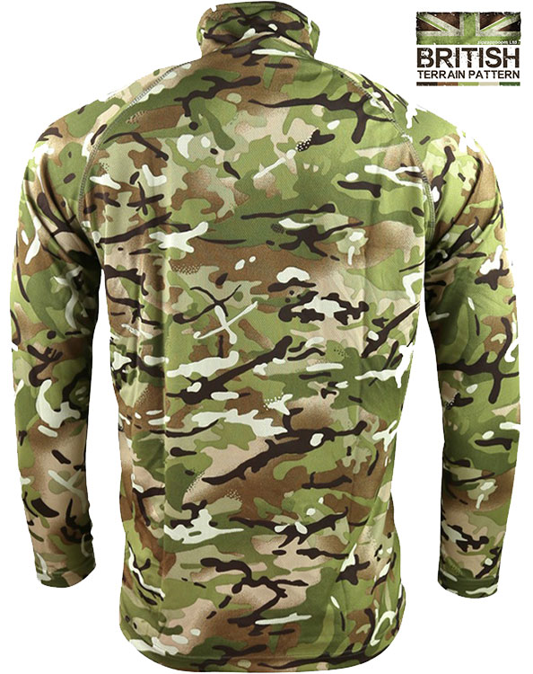 Mens Army Military Operators Mesh Tactical Top Zip Neck Long Sleeve T ...